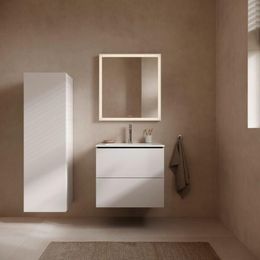 Duravit L-Cube Waschtisch-Unterschrank LC624001818 62 x 48,1 cm, wei&szlig; matt, 2 Schubk&auml;sten, wandh&auml;ngend