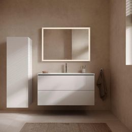 Duravit L-Cube Waschtischunterschrank LC624201818 wandh&auml;ngend, 102x55,5x48,1cm, 2 Schubladen, Wei&szlig; Matt