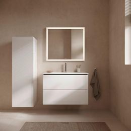 Duravit L-Cube Waschtischunterschrank LC624101818 wandh&auml;ngend, 82x55,5x48,1 cm, 2 Schubladen, Wei&szlig; Matt
