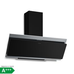 Klarstein Alessia Kopffreihaube Abluft- und Umluftmodus Edelstahl 417 m&sup3;/h 90 cm