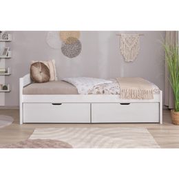 Ticaa Stauraumbett Seniorenbett &bdquo;Loni&ldquo;, Funktionsbett, Seniorenzimmer