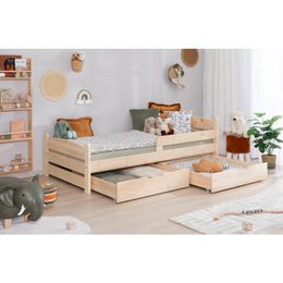Ticaa Einzelbett &bdquo;Mello&ldquo;, Kinderbett, Jugendbett, Schlafzimmer, Kinderzimmer
