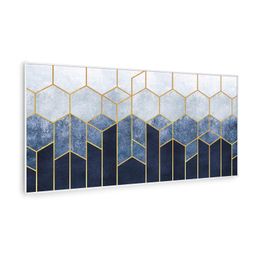 Klarstein Wonderwall Air Art Smart Infrarotheizung Blaue Linie 120x60cm 700W 120 x 60 cm
