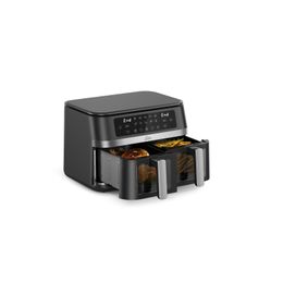 Solis Solis Air Fryer Duo Hei&szlig;luftfritteuse mit 2 Kammern & 11 L Volumen