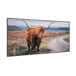 Klarstein Wonderwall Air Art Smart Infrarotheizung Kuh 120x60cm 700W 120 x 60 cm
