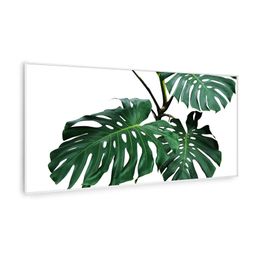 Klarstein Wonderwall Air Art Smart Infrarotheizung Gr&uuml;nes Blatt 120x60cm 700W 120 x 60 cm