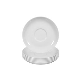 Seltmann Weiden Teeuntertassen Rondo/Liane &oslash; 13 cm 6er Set