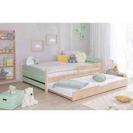 Ticaa Einzelbett &bdquo;Mello&ldquo;, Kinderbett, Jugendbett, Schlafzimmer, Kinderzimmer
