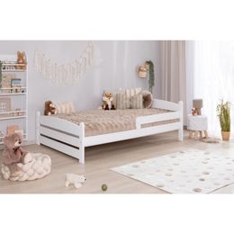 Ticaa Einzelbett &bdquo;Mello&ldquo;, Kinderbett, Jugendbett, Schlafzimmer, Kinderzimmer