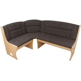 m&ouml;bel direkt online Eckbank 125x165 cm Truheneckbank Buche