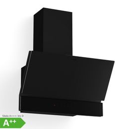 Klarstein Velaire Dunstabzugshaube Edel, minimalistisch, kraftvoll Energieklasse A++ 820 m&sup3;/h 60 cm Schwarz