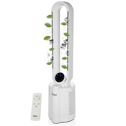 Zilan Turmventilator mit Luftbefeuchter Fernbedienung 12 Stufen Timer