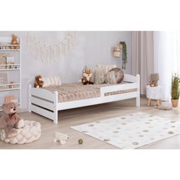 Ticaa Einzelbett &bdquo;Mello&ldquo;, Kinderbett, Jugendbett, Schlafzimmer, Kinderzimmer