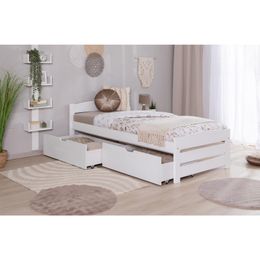 Ticaa Stauraumbett Seniorenbett &bdquo;Loni&ldquo;, Funktionsbett, Seniorenzimmer