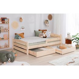 Ticaa Einzelbett &bdquo;Mello&ldquo;, Kinderbett, Jugendbett, Schlafzimmer, Kinderzimmer