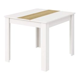 Vcm Vcm Esstisch, Holzwerkstoff K&uuml;chentisch H. 75 x B. 80 x T. 80 cm, kompakter Speisetisch f&uuml;r K&uuml;che & Essbereich, Tisch Disalo