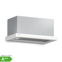 Klarstein Velaire ausfahrbare Dunstabzugshaube 60 cm Edel, minimalistisch, kraftvoll EEC A++ 891 m&sup3;/h Wei&szlig;