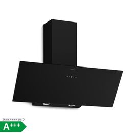 Klarstein Laurel Kopffreihaube Abluft- und Umluftmodus Sicherheitsglas 417 m&sup3;/h 90 cm Schwarz
