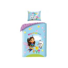 Gabby's Dollhouse Bettw&auml;sche Set 2 teilig Baumwolle 140 &times; 200