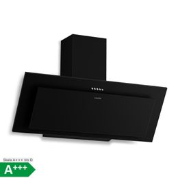 Klarstein Athena Kopffreihaube Abluft- und Umluftmodus 254 m&sup3;/h 56 W 90 cm Schwarz