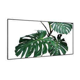 Klarstein Wonderwall Air Art Smart Infrarotheizung Gr&uuml;nes Blatt 120x60cm 700W 120 x 60 cm