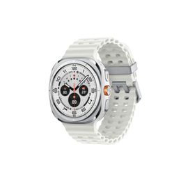 Samsung Galaxy Watch Ultra, 2025, 47mm, LTE, Titanium White Smartwatch (Herzfrequenzmessung, Schrittz&auml;hler)