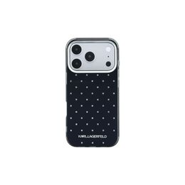Karl Lagerfeld IML Strass Allover iPhone 18 Pro / 17 Pro Schwarz