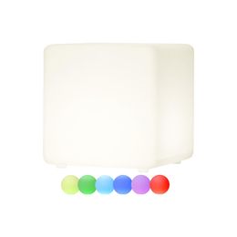 STAR TRADING Gro&szlig;er Leuchtw&uuml;rfel ,Twilights', LED, Fernbedienung, RGB + warmwei&szlig;, 40cm