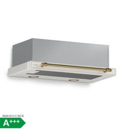 Klarstein Victoria Ausfahrbare Dunstabzugshaube Elegant, Retro-inspiriert, Zeitlos EEC A++ 375 m&sup3;/h 60 cm Creme