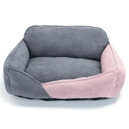 nobleza Hundebett Paris Grau/Rosa &ndash; Gr&ouml;&szlig;e L