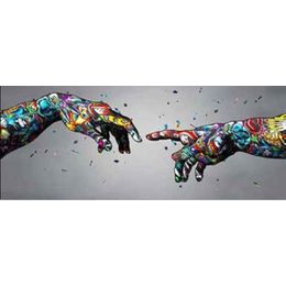 Pro Art Glasbild THE GRAFFITI FINGERS