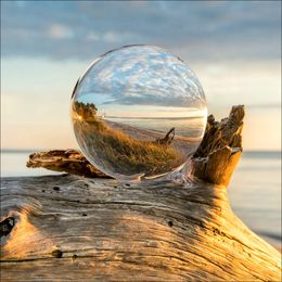SONSTIGE Glasbild DROP ON WOOD