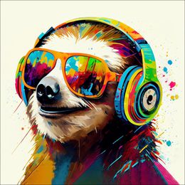 Pro Art Glasbild HEADPHONES
