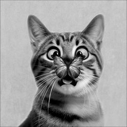 Pro Art Glasbild FUNNY CAT I