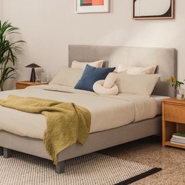BRUNO Bettw&auml;sche in Beige | Made in Portugal | Hautfreundlich & schadstoffgepr&uuml;ft gem&auml;&szlig; &Ouml;ko-Tex Standard 100