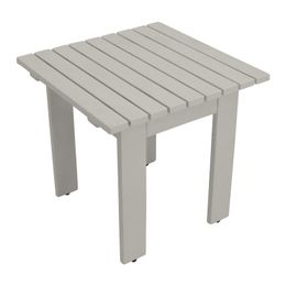 DEGAMO Beistelltisch RIJEKA 46x46x44cm, Eukalyptus weiss beschichtet