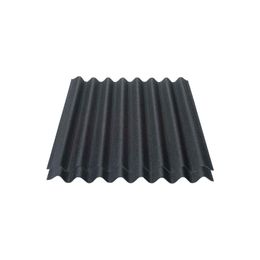 2er Pack ONDULINE&reg; Easyline&reg; Platte intensiv schwarz 1000 x 760 x 2,6 mm Profil 95/38