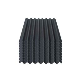 9er Pack ONDULINE&reg; Easyline&reg; Platte intensiv schwarz 1000 x 760 x 2,6 mm Profil 95/38