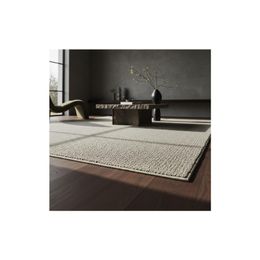KADIMA DESIGN Teppich Flachgewebe CIMA in Creme, einfarbig, 280 x 370 cm