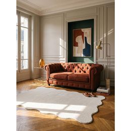 Teppich Hochflor Beige 160x220 cm - TIRSO KADIMA DESIGN