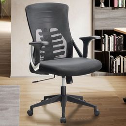 B&uuml;rostuhl FineBuy Schreibtischstuhl Mesh Drehstuhl Ergonomisch Stoff 120 kg