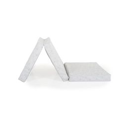 Moni Babybett Klappmatratze Mirage 120 x 60 x 6 cm Bezug waschbar Rei&szlig;verschluss grau