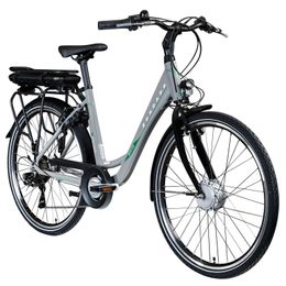 Z&uuml;ndapp Z&uuml;ndapp Z503 E Bike Damen 26 Zoll Elektrofahrrad 155 - 175 cm Pedelec 7 Gang E Fahrrad 522 Wh bis 130 km Damenfahrrad Stadtrad