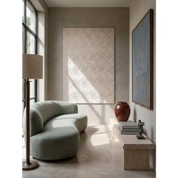 Teppich Antirutsch Creme 120x160 cm - DALAR KADIMA DESIGN