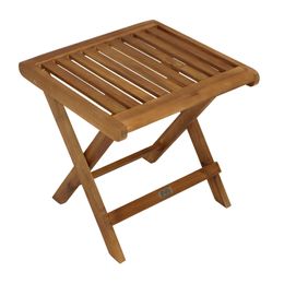 DEGAMO Klapphocker 45x45cm, Akazie ge&ouml;lt