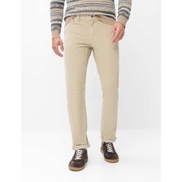 Brax Herren Cordhose Style COOPER BEACH, hellbeige, Gr. 34/32