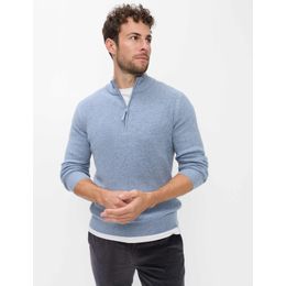 Brax Herren Strickpullover Style STEFFEN light blue, hellblau, Gr. XS