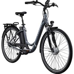 Z&uuml;ndapp Z&uuml;ndapp Z517 E Bike 28 Zoll Pedelec Hollandrad E Fahrrad Damen 160 - 185 cm mit 7 Gang Nabenschaltung R&uuml;cktritt Citybike Nabenmotor