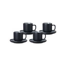 Ritzenhoff & Breker Ritzenhoff & Breker Espressotassen mit Untertassen Jasper 100 ml 4er Set