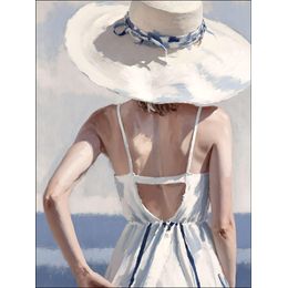 Pro Art Keilrahmenbild GIRL BEACH III